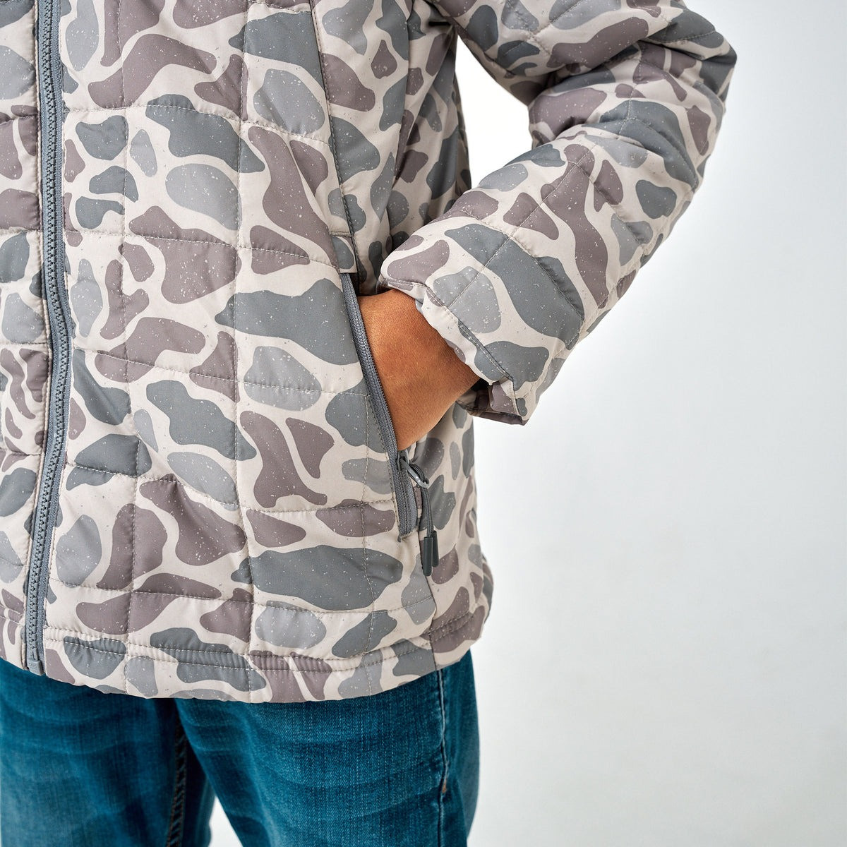 Burlebo Boys' Camo Puffer Jacket | TYLER'S