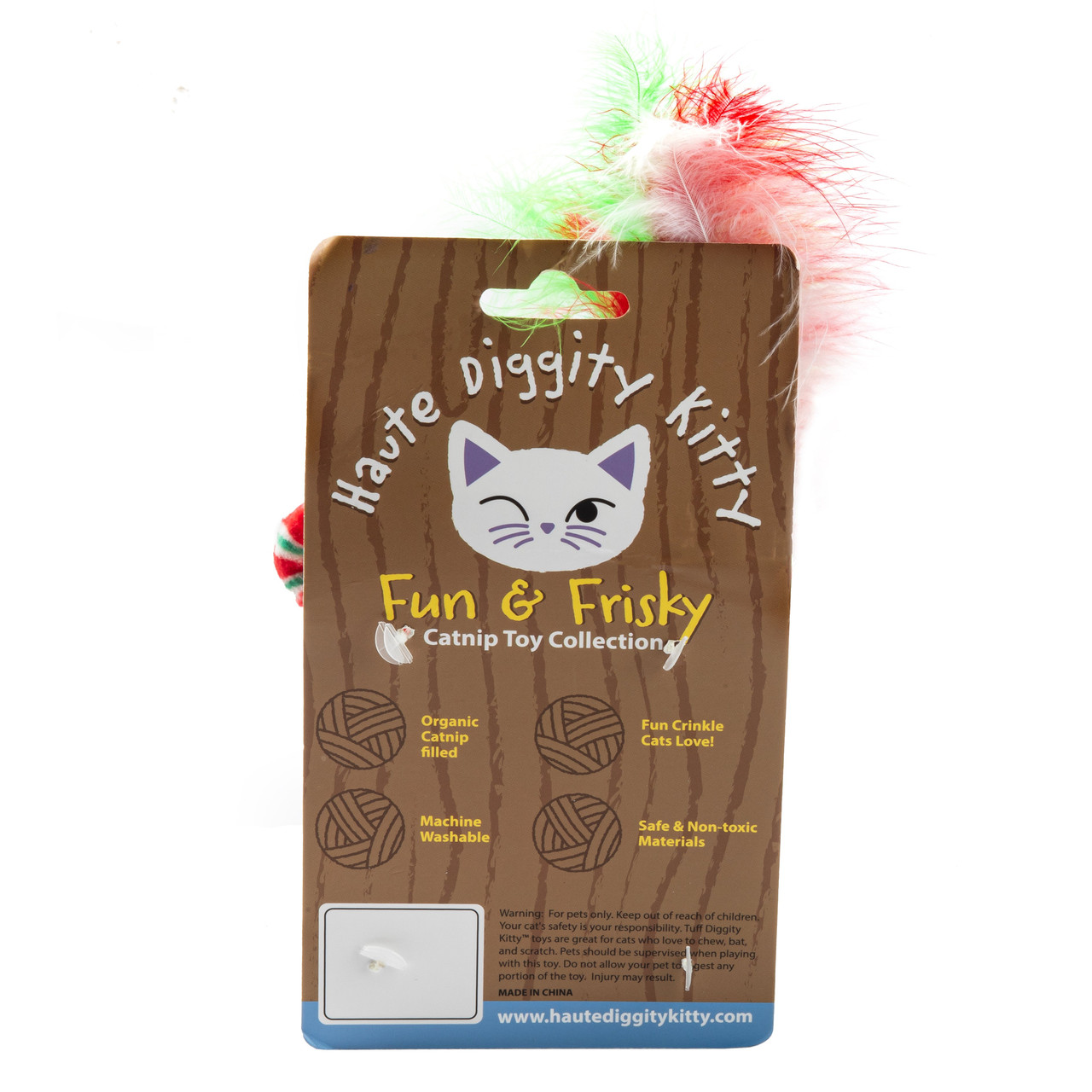 Haute Diggity Dog White Paw Pawpermint Cattini Cat Toy | TYLER'S