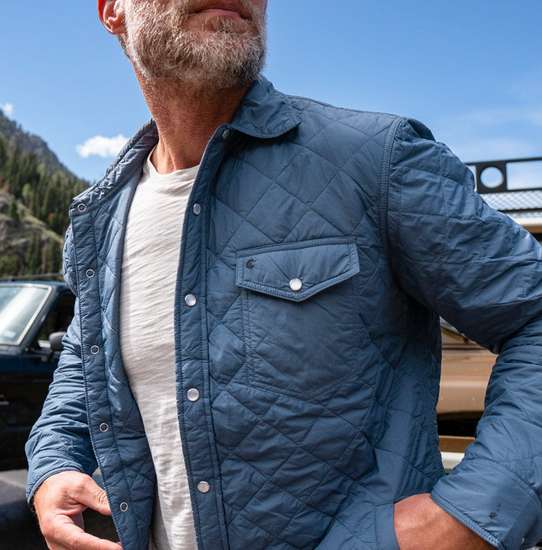 Criquet Men's Quilted Shacket