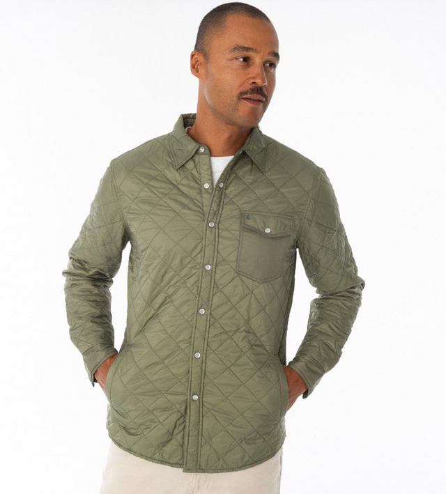Criquet Men's Quilted Shacket