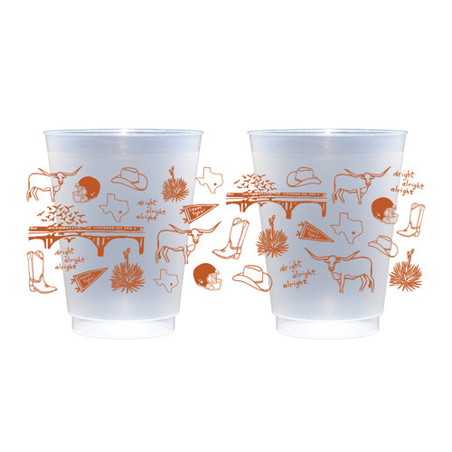 Victory Lap Austin, Texas Football Plastic Cups | TYLER'S