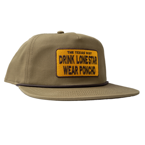 Poncho X Lone Star Drink Lone Star Rope Hat | TYLER'S