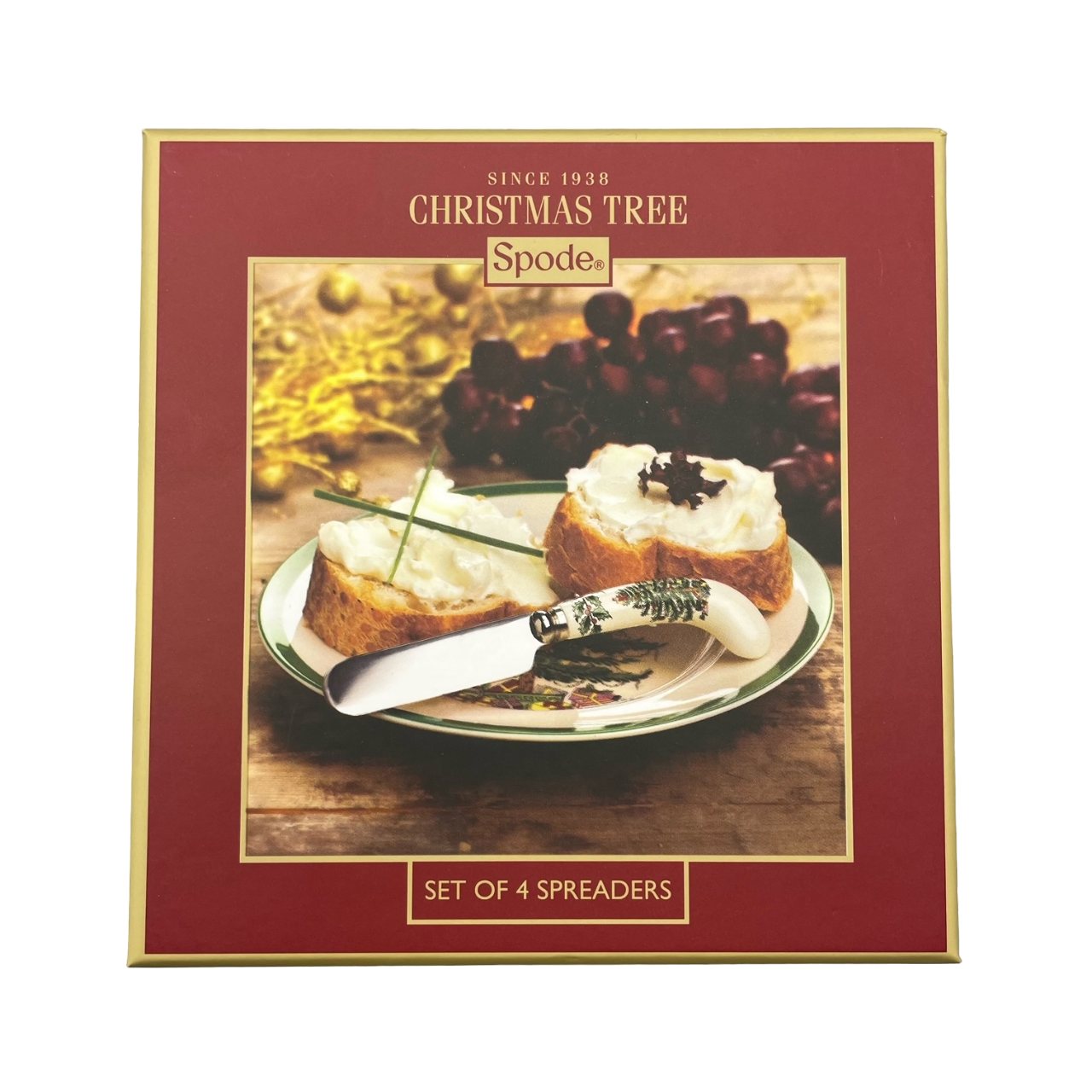 Spode Christmas Tree Spreader (Set of Four) - One4Silver