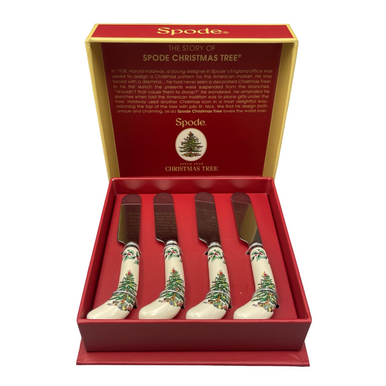 Spode Christmas Tree Spreader (Set of Four) - One4Silver