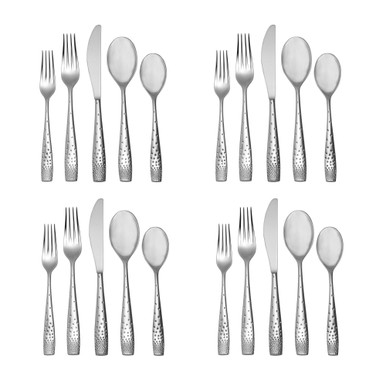 Nambe Dazzle 18/10 Stainless Steel 20pc. Flatware Set (Service for Four ...