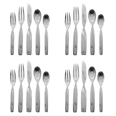 Sasaki Double Helix 18/10 Stainless Steel 20pc. Flatware Set (Service ...