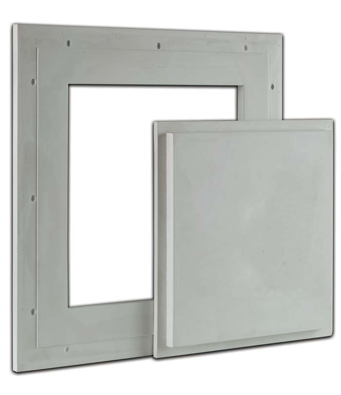 GFRC-S, 16x16, Glass Fiber Cement Ceiling Access Door Square