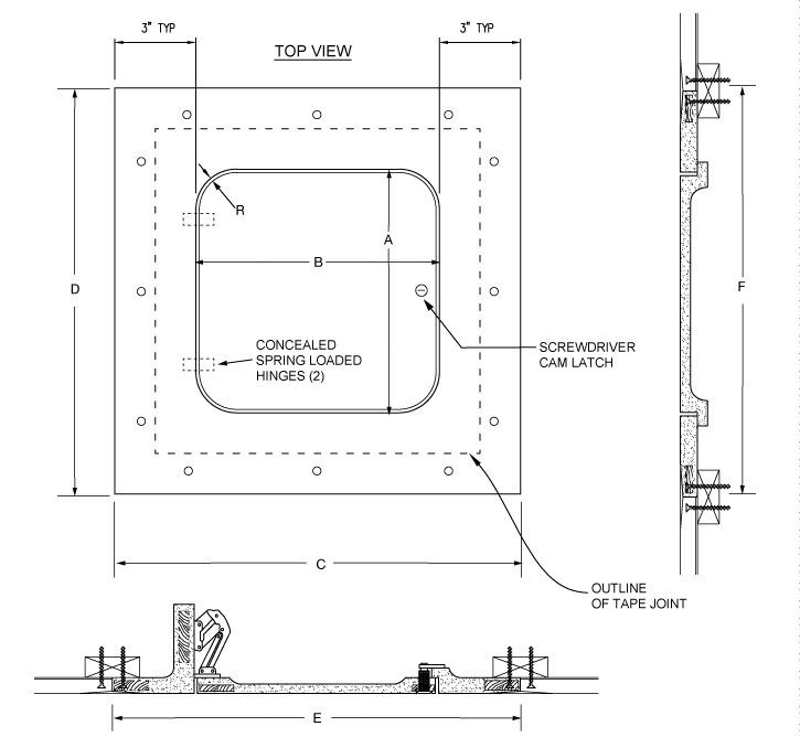 18in x 18in Access Panel