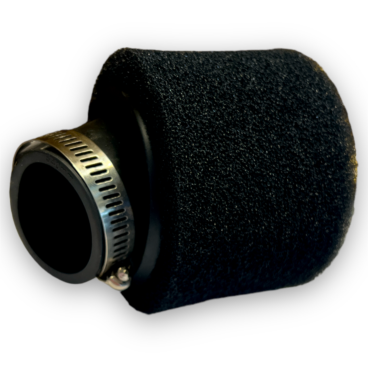 40mm Angled Black Foam Pit Bike Air Filter - Red Circles Motorcycles ...
