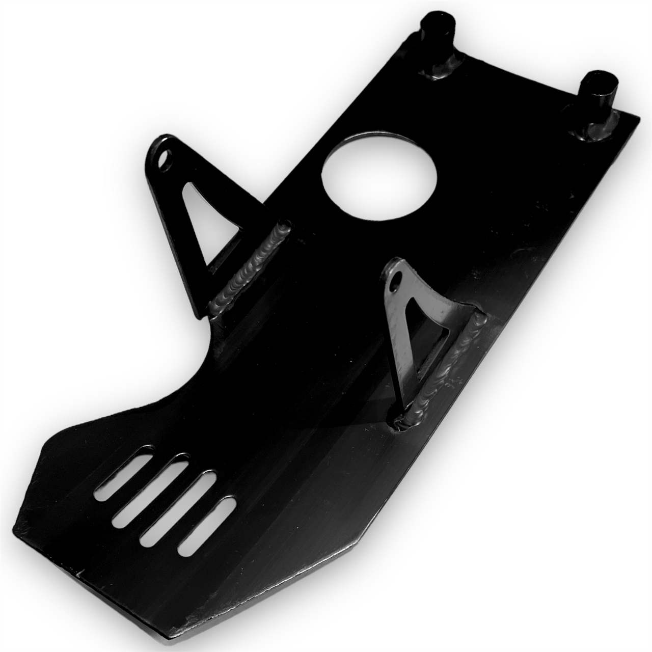 Black Pit Bike Sump Guard - Red Circles Motorcycles Limited