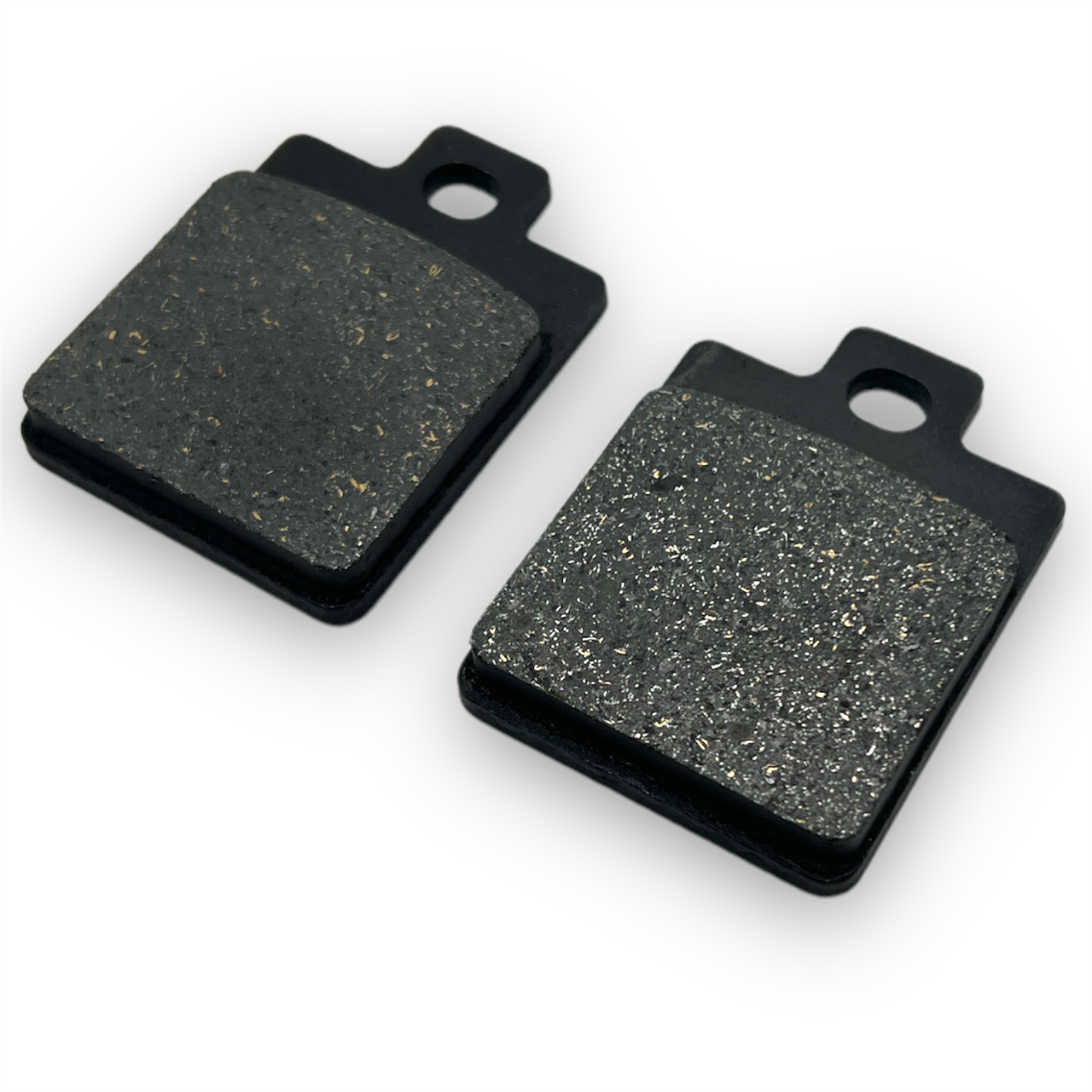 Square Single Hanger Pit Bike Brake Pads - Red Circles Motorcycles Limited