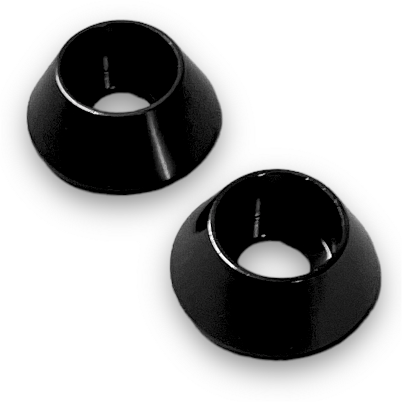 Black 6mm Countersunk Pit Bike Plastics Mounting Washers - Red Circles ...