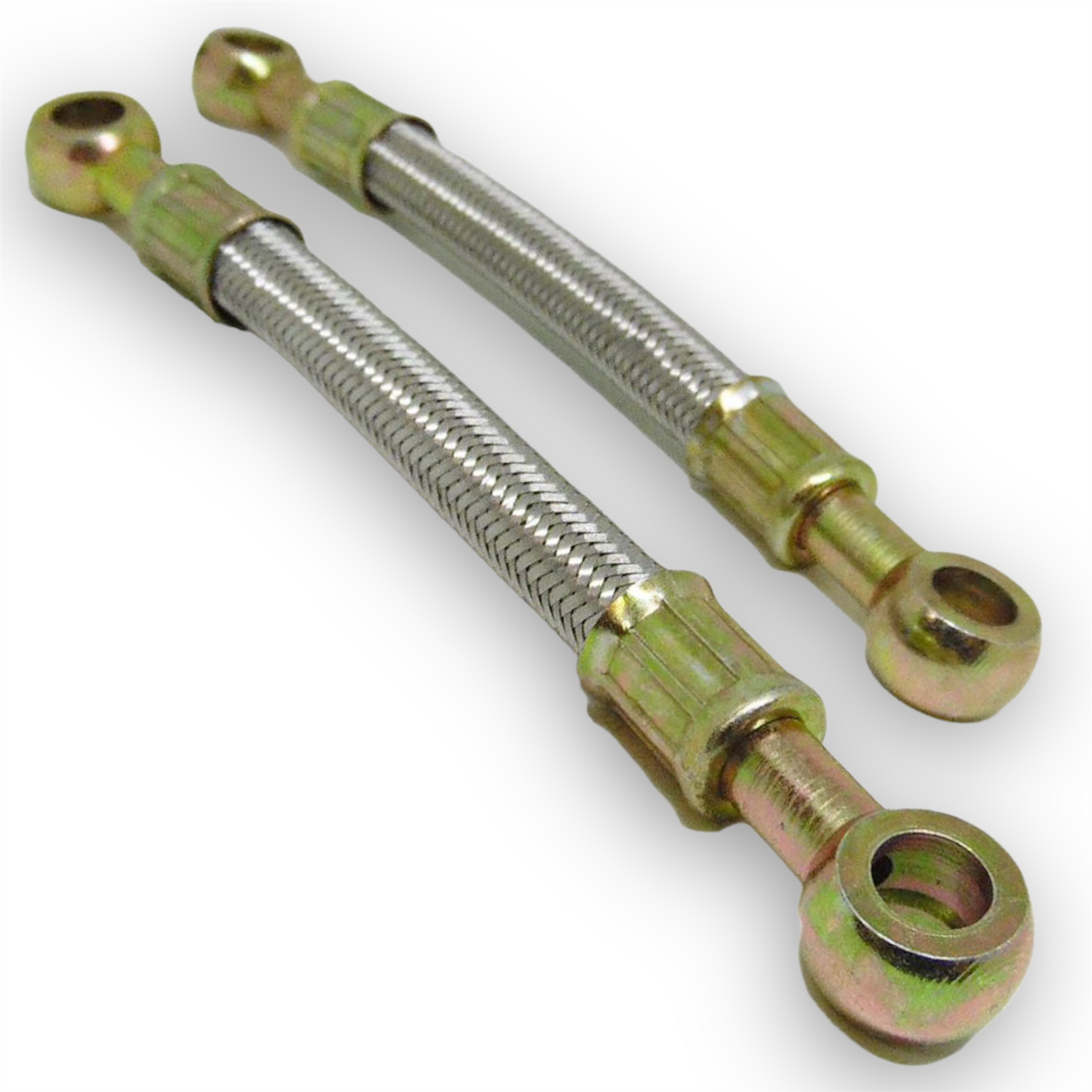 Short 10mm Pit Bike Oil Cooler Hoses - Red Circles Motorcycles Limited