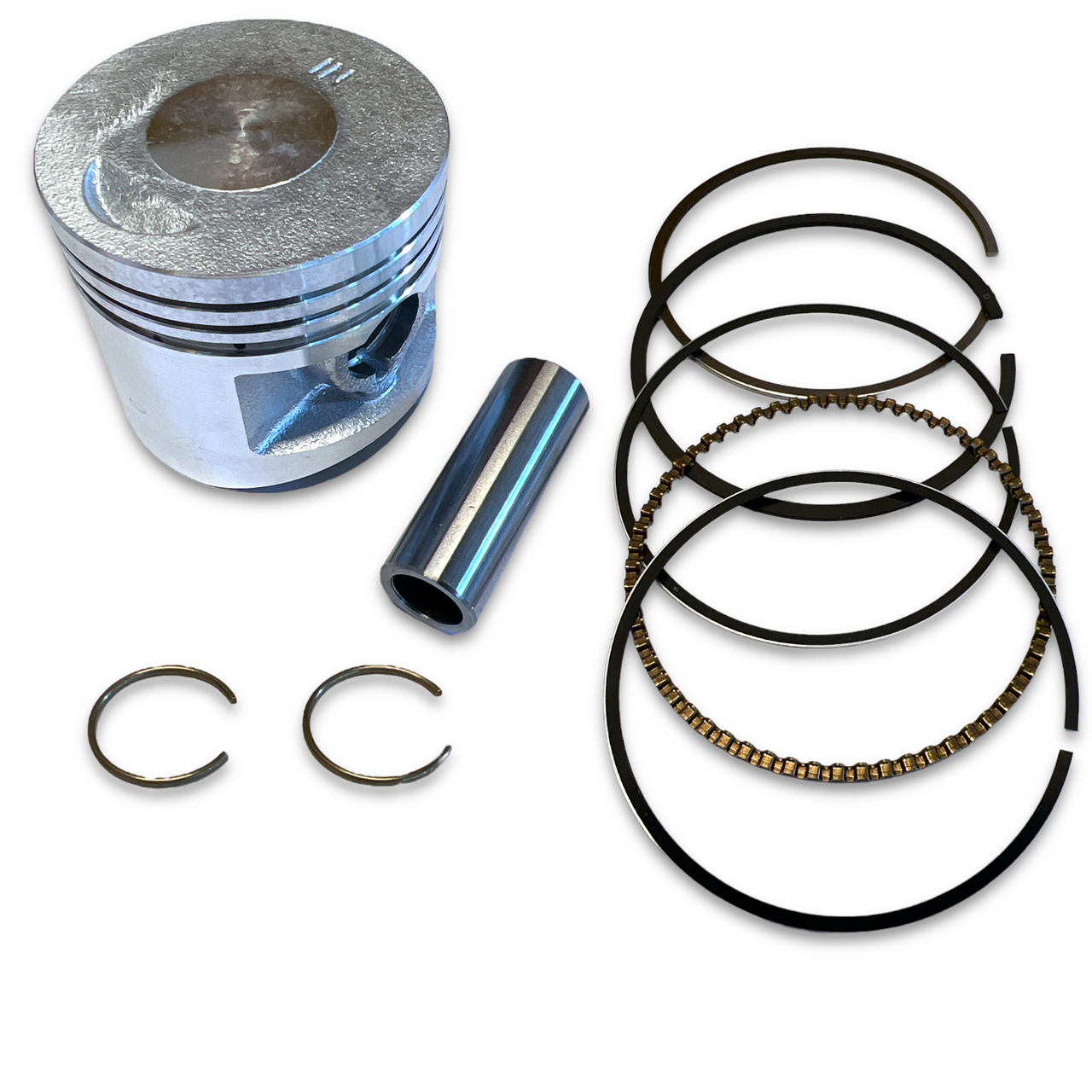 55mm Lifan 140cc Pit Bike Piston Kit With 15mm Pin - Red Circles Motorcycles Limited