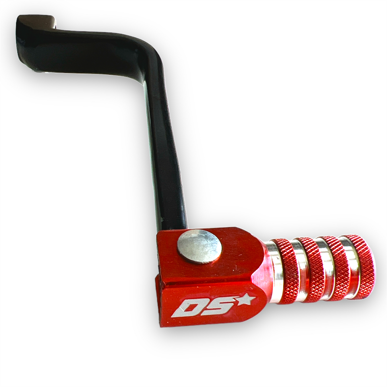 Red DEEP STATE KLX110 Gear Shifter - Red Circles Motorcycles Limited