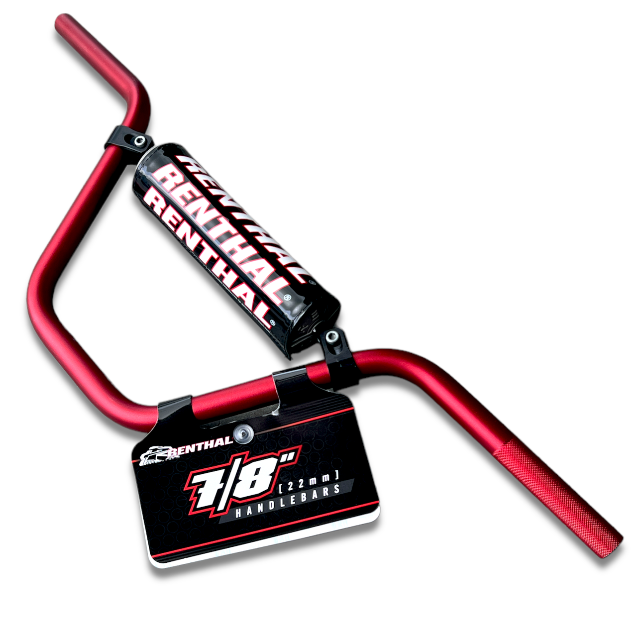 Red Renthal Playbike Pit Bike Handle Bars - Red Circles Motorcycles Limited