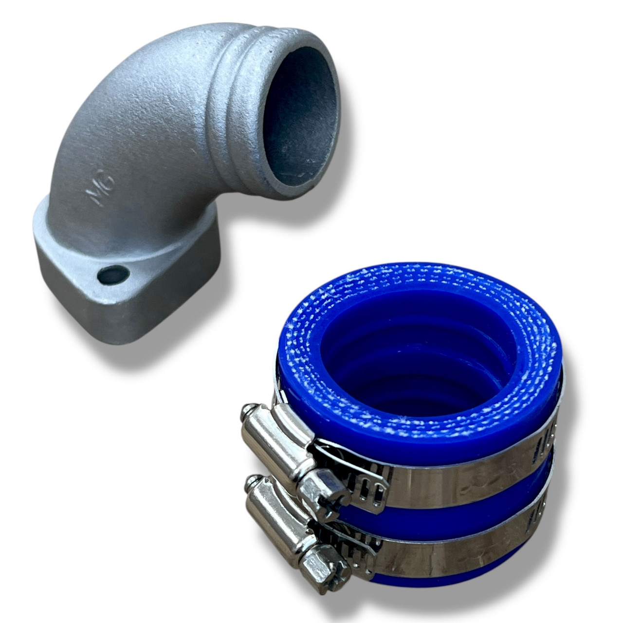 Spigot Type Pit Bike Intake Maifold Kit With Rubber Adapter - Red ...