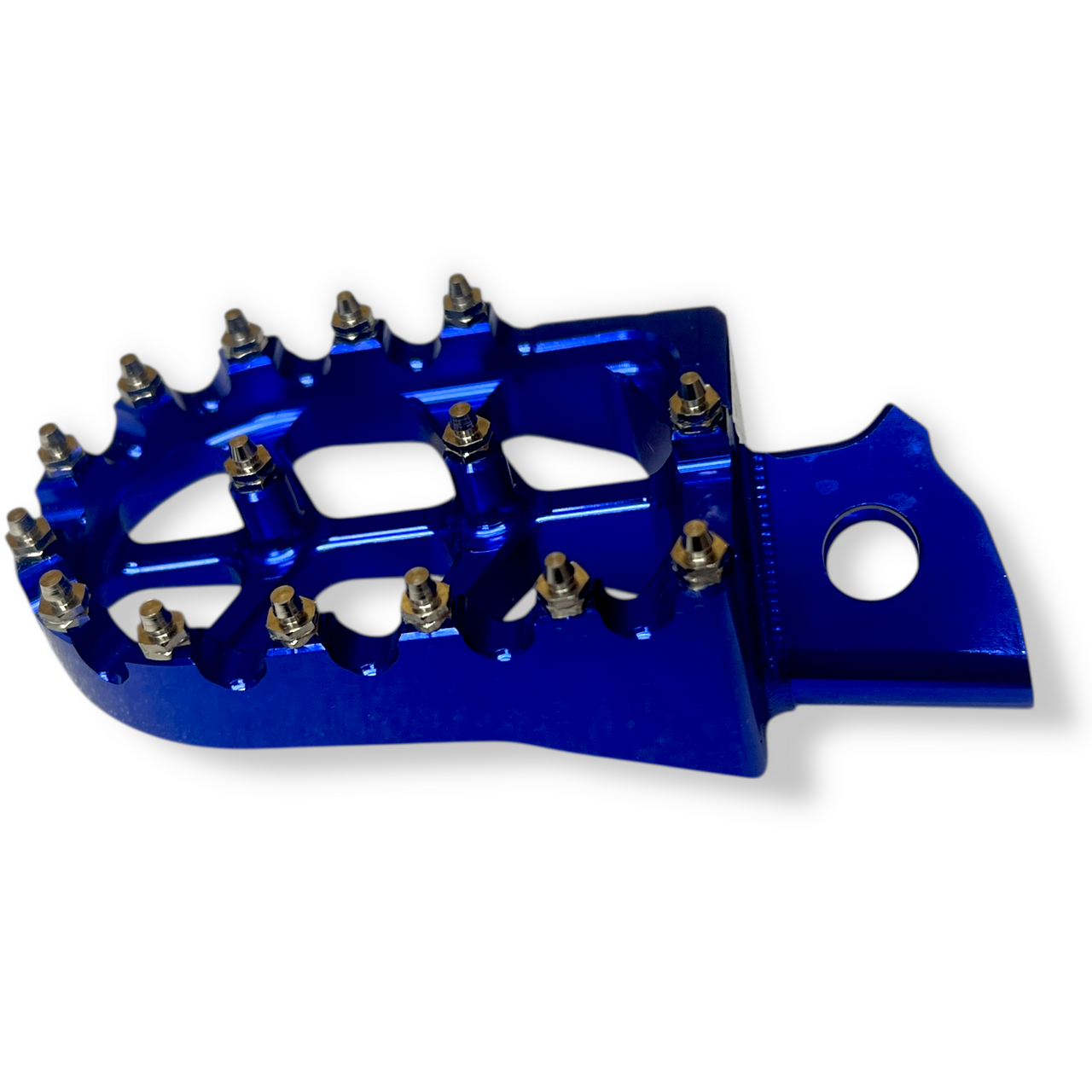Blue DEEP STATE Yamaha TTR110 Pit Bike Footpegs - Red Circles Motorcycles Limited
