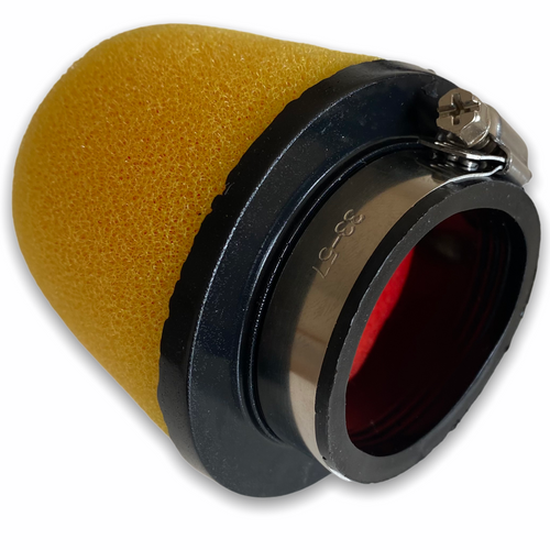 DEEP STATE Pit Bike Air Filter - Size 45mm - Red Circles Motorcycles ...