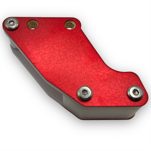 Red Pit Bike Chain Guide - Red Circles Motorcycles Limited