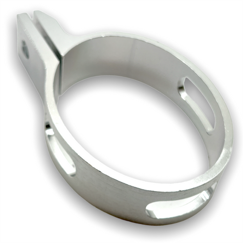 Oval CRF70 Style Exhaust Clamp - Red Circles Motorcycles Limited