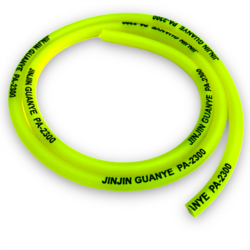 1m Flo Yellow Pit Bike Fuel Hose / Pipe - Red Circles Motorcycles Limited