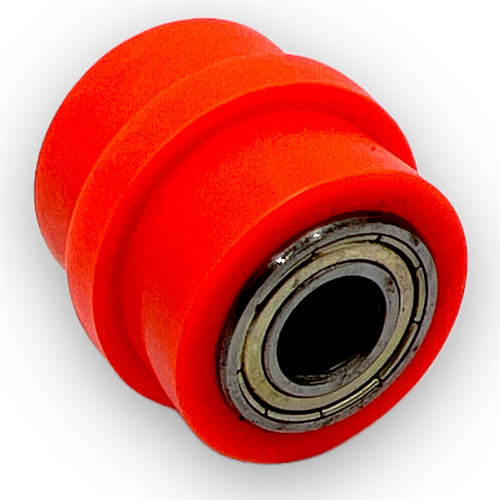 Orange 10mm Ridged Pit Bike Chain Roller - Red Circles Motorcycles Limited