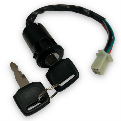 Pit Bike Ignition Key + Barrel Set - Red Circles Motorcycles Limited