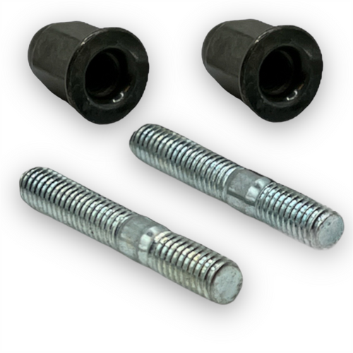 Pit Bike Exhaust Stud Set - Red Circles Motorcycles Limited