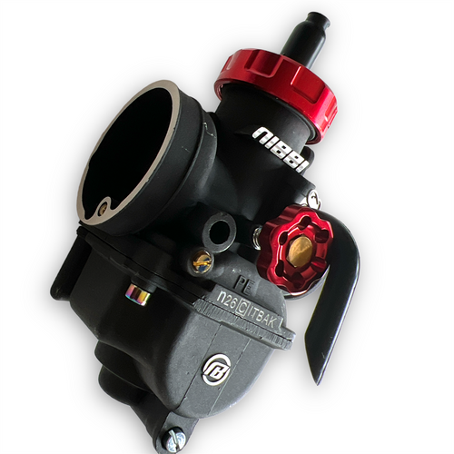 NIBBI 26mm Pit Bike Carburettor - Red Circles Motorcycles Limited