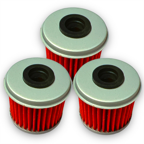 3x Honda CRF150 Oil Filter - Red Circles Motorcycles Limited
