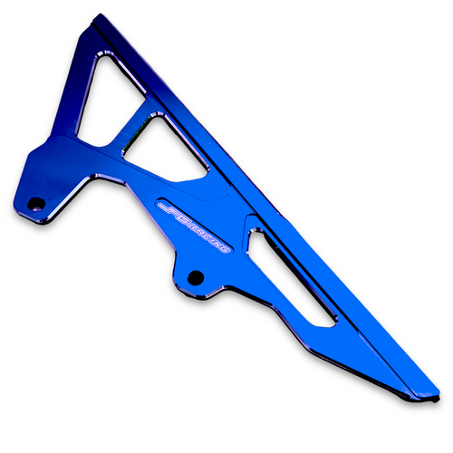Blue CNC Sur-Ron Chain Guard - Red Circles Motorcycles Limited