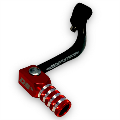 Red DEEP STATE Zongshen z190 Gear Shifter - Red Circles Motorcycles Limited