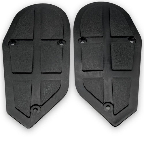 Mini Quad Bike Foot Plates - Red Circles Motorcycles Limited