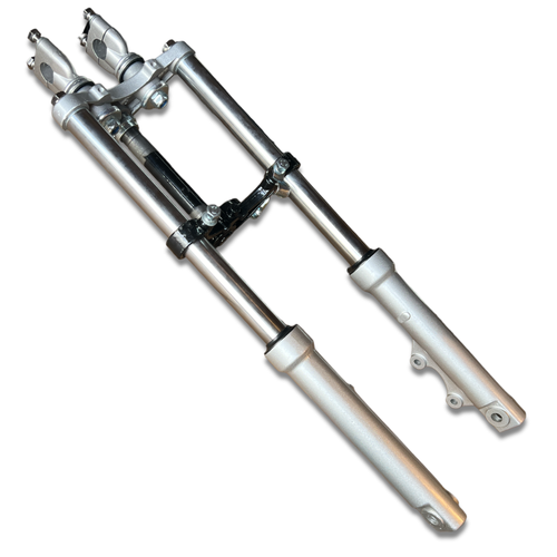 510mm Conventional Pit Bike Front Forks With Triple Clamps - Red ...