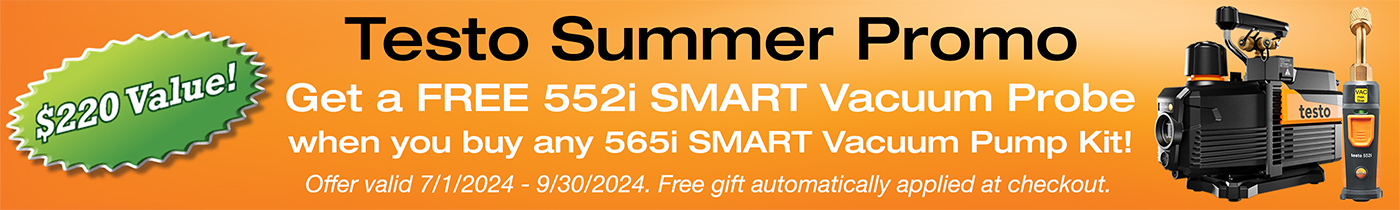 Testo 565i Smart Vacuum Pump 7CFM