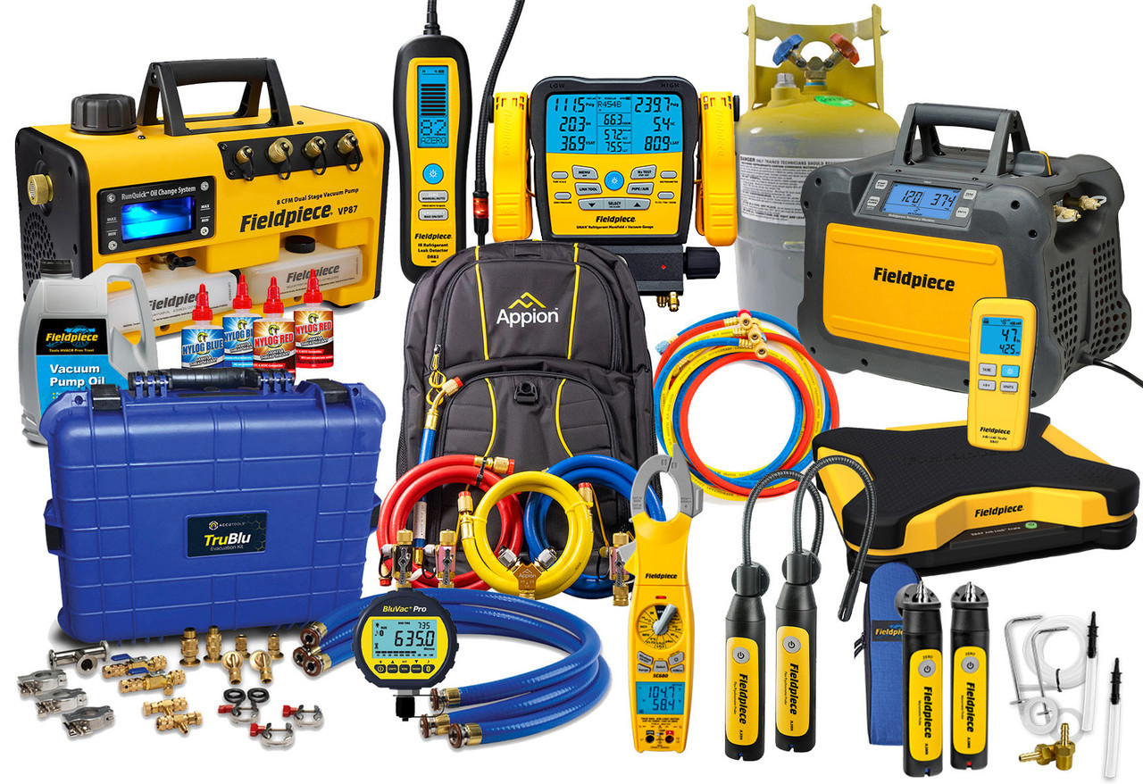 TruTech Tools Complete Vacuum, Recovery, and Commissioning Kit