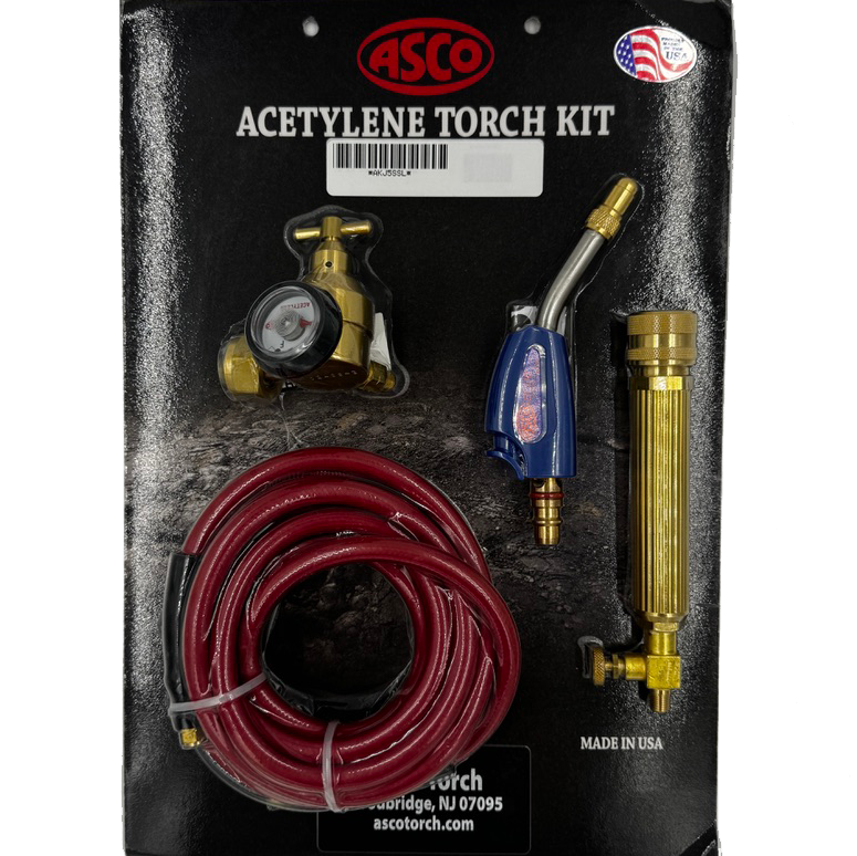 ASCO AKJ5SSL Acetylene Torch Kit - Self Lighting Jet #5 Tip