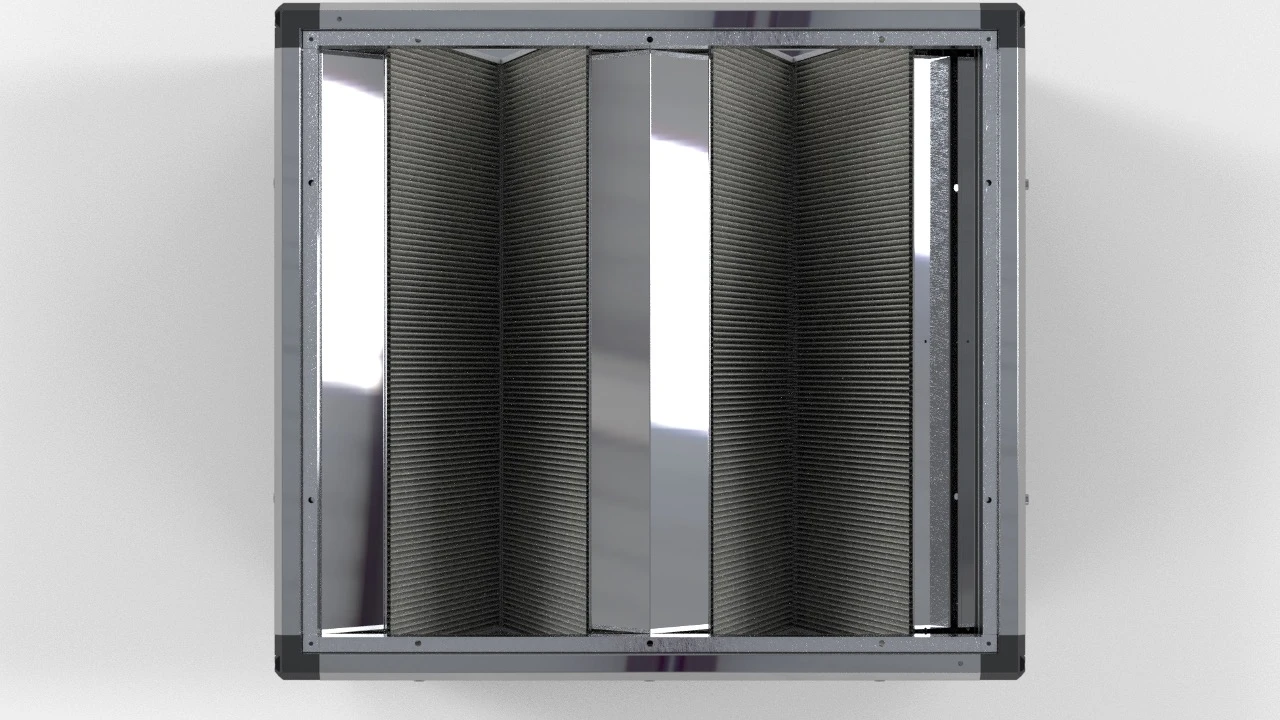 Dust Free Sixteen 5 Ton High Efficiency MERV 16 Media Air Cleaner with ...
