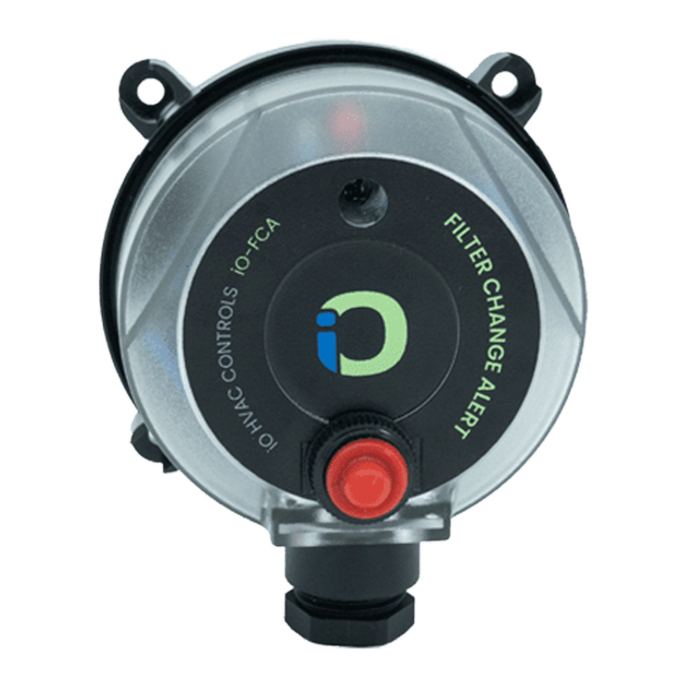 iO Air Filter Change Alert Audible and Visual Alarm for HVAC Systems