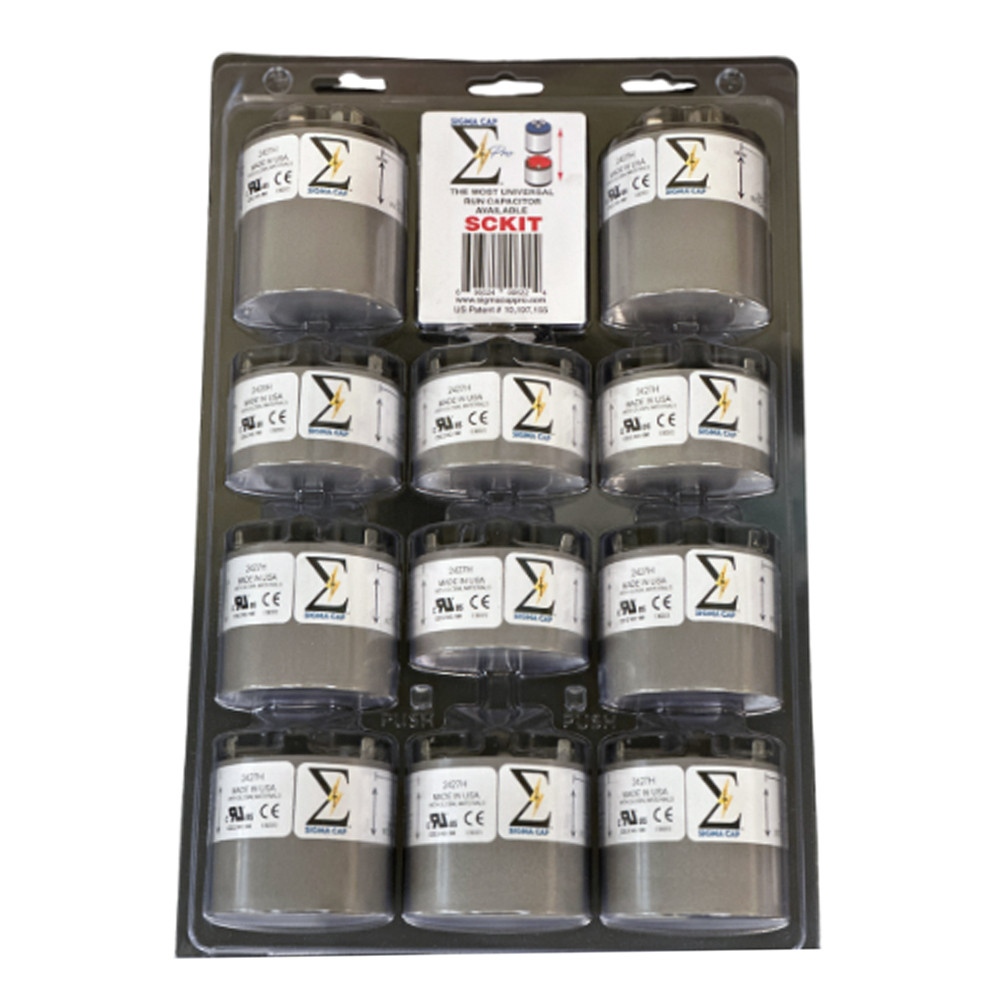 Sigma Cap SCKIT Stackable Capacitor Starter Kit with 11 Pods, Universal ...