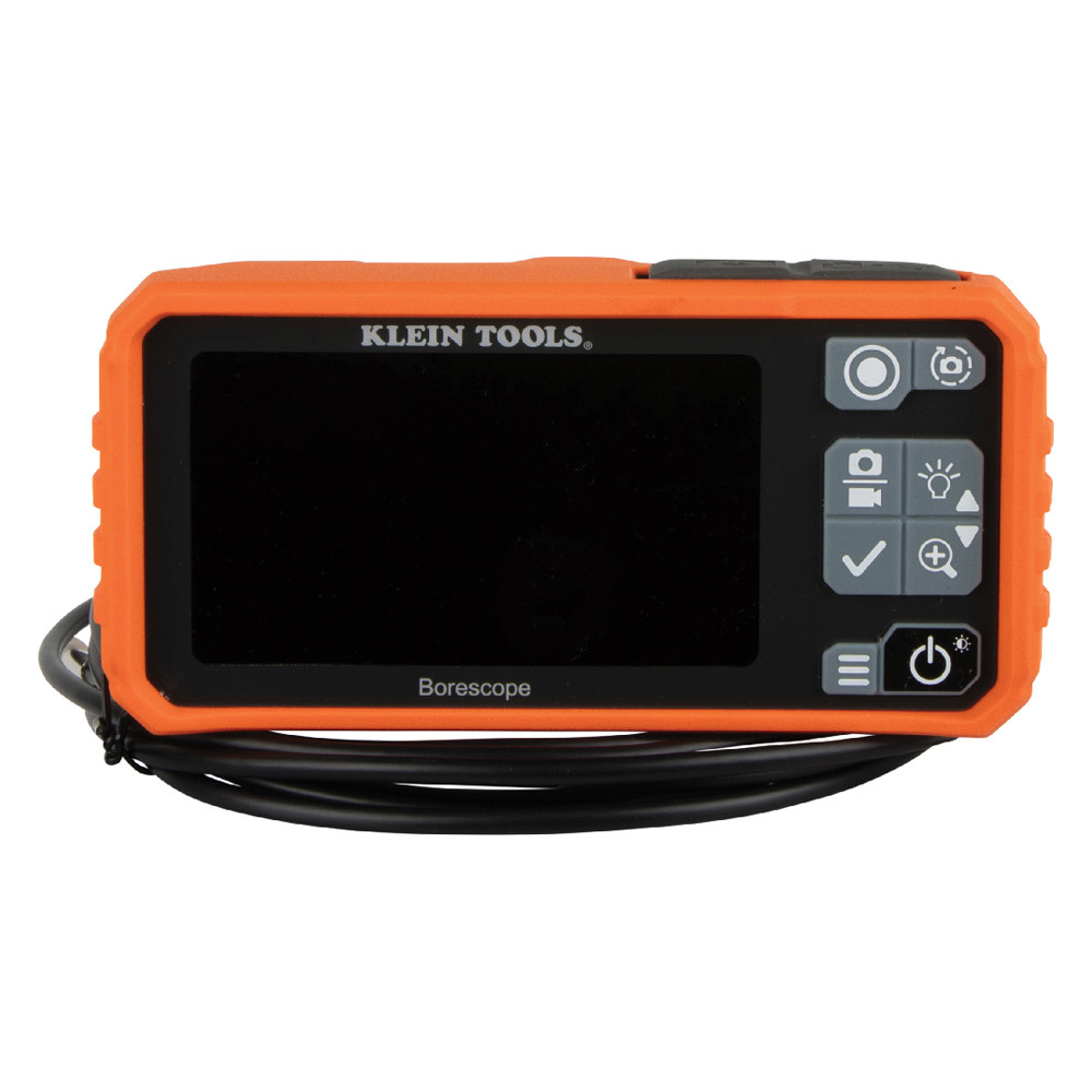 Klein Tools ET17 Utility Borescope Camera 10ft Nylon Snake, 4.3in Color ...