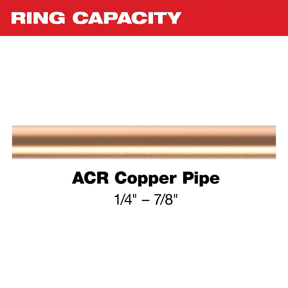 Milwaukee 1/4" - 7/8" RLS Pivoting Press Ring Kit for M18 FORCE LOGIC ...