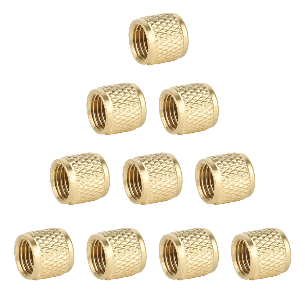 NAVAC F3005 1/4" SAE Brass Cap w/ O-Ring - Pack of 10