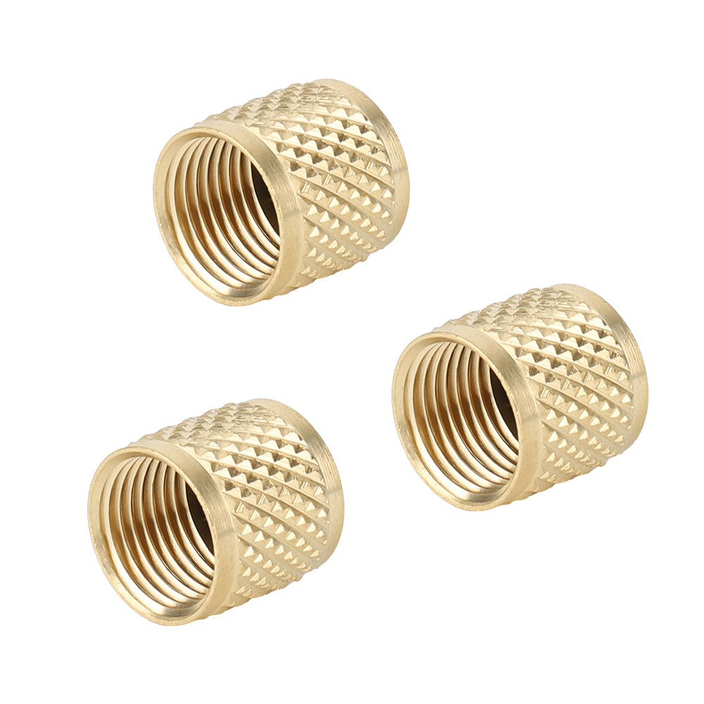 NAVAC F3007 3/8" SAE Brass Cap w/ Gasket - Pack of 3