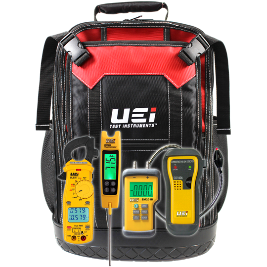UEi KANE 520KIT Furnace Install Kit with Clamp Meter, Manometer, Leak ...