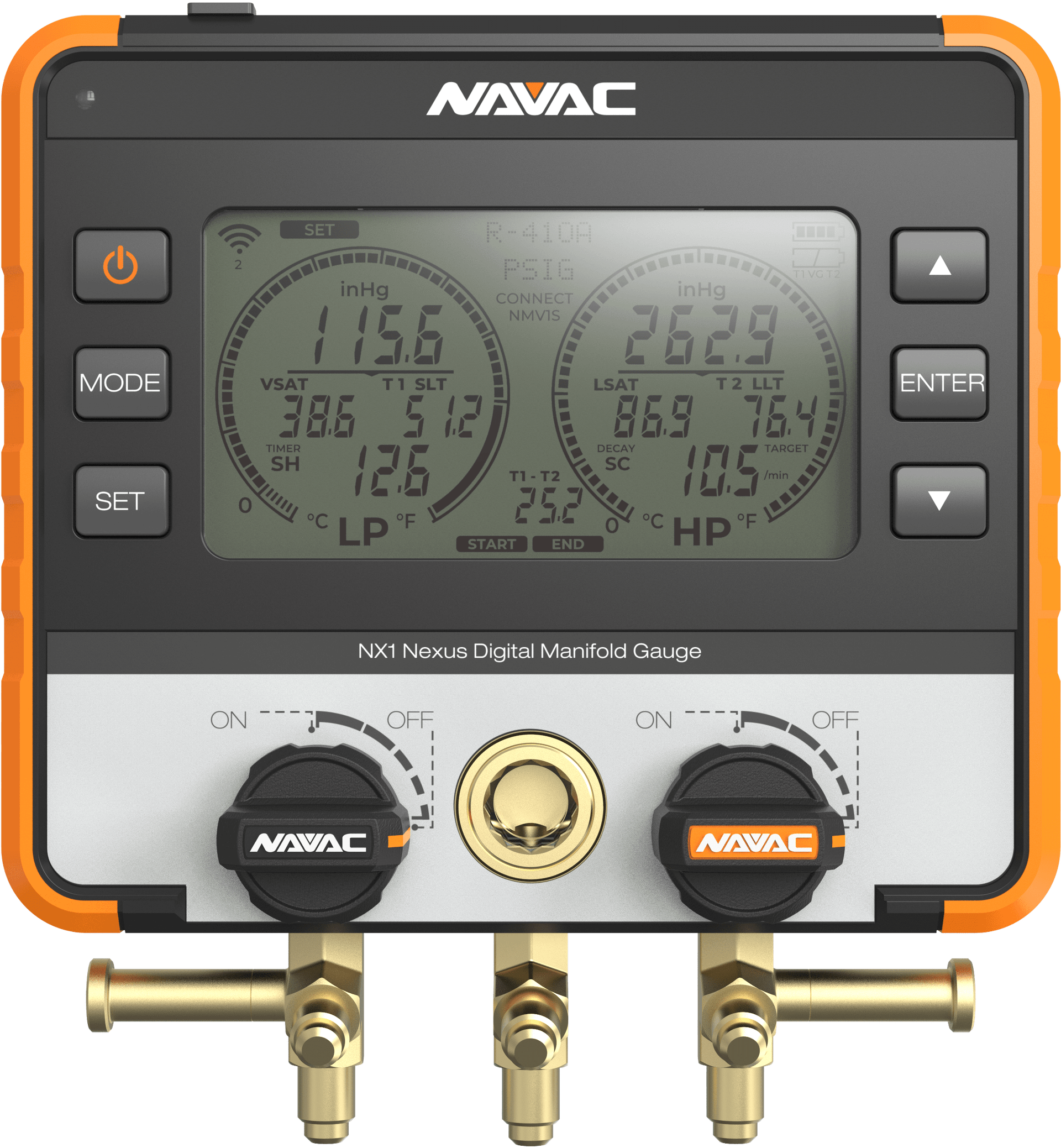 NAVAC NX1V Nexus Digital Manifold | NMV1S Micron Gauge Bundle | TruTech ...