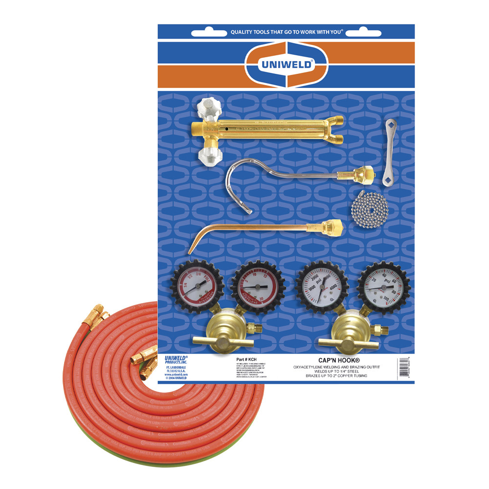 Uniweld KCH Cap'n Hook Brazing Outfit, No Tanks, No Carrying Stand