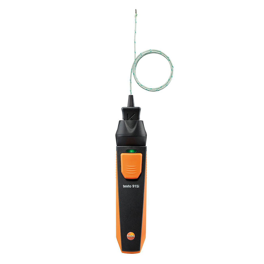 Testo 915i Wireless Thermometer with Flexible TC Type K Temperature ...