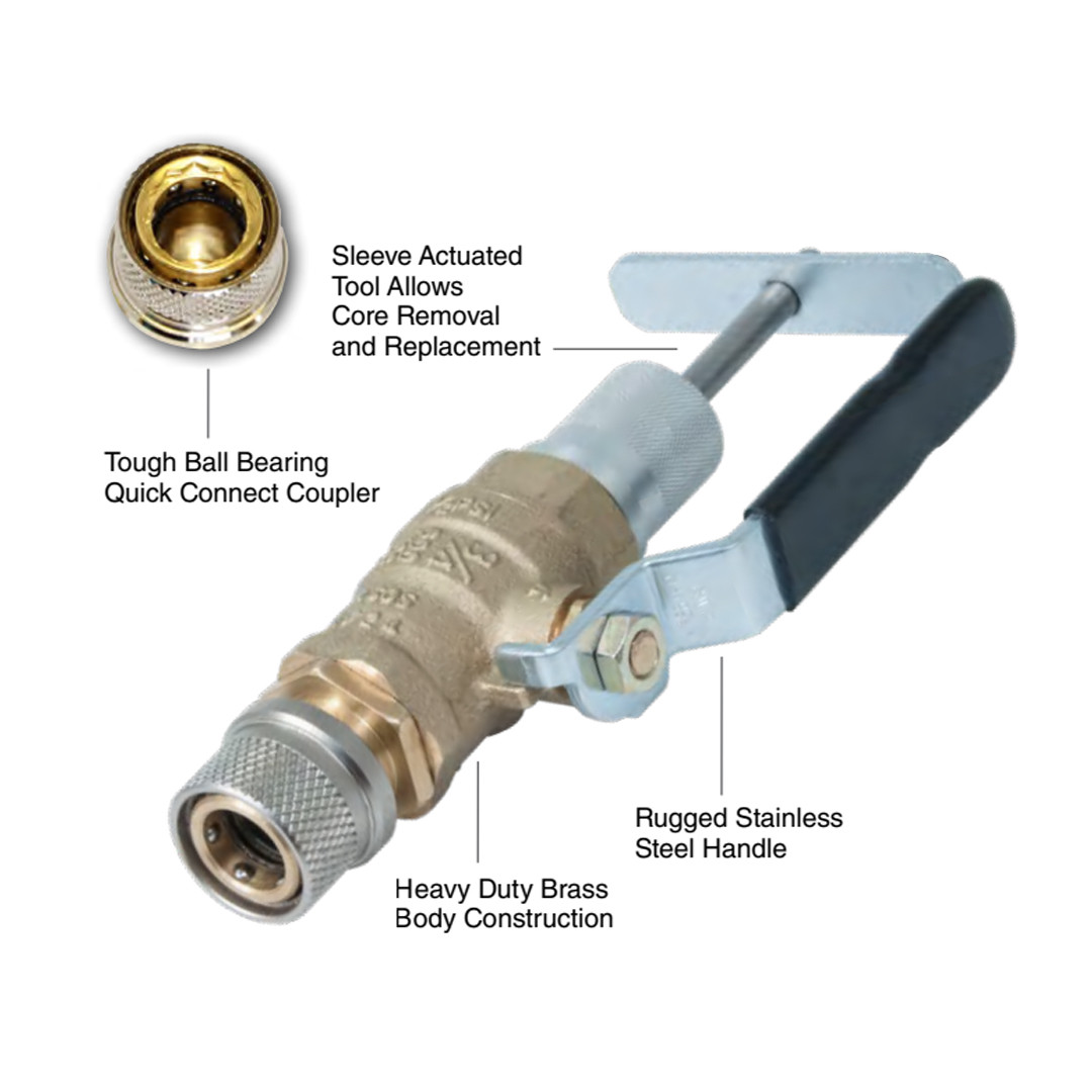 JB CoreMax¨ Rapid Charge and Evacuation System - Valve Core Removal Tool